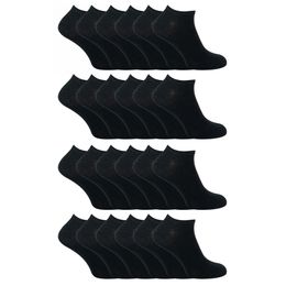 24er Pack Multipack Baumwolltrainingssocks f&uuml;r Herren & Damen