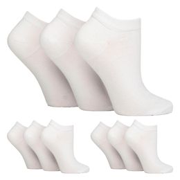 9 Paar Damen Diabetiker Socken | Kn&ouml;chel-Socken f&uuml;r geschwollene F&uuml;&szlig;e