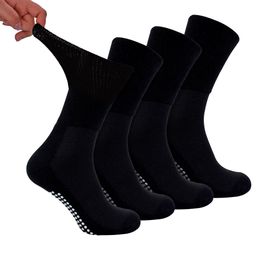 4er Pack Bambus-Diabetikersocken mit Grip f&uuml;r M&auml;nner und Frauen