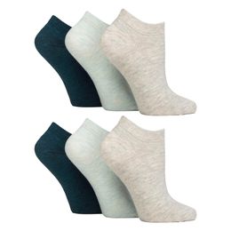 6er-Pack Damen Diabetiker-Trainersocken | Extra breite Socken f&uuml;r geschwollene F&uuml;&szlig;e