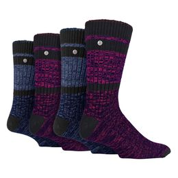 JEEP 4er-Pack Herren Baumwollanz socks | Spirit Square Stricksocken
