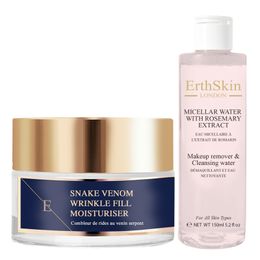 Mizellenwasser mit Rosmarin-Extrakt 150ml + Wrinkle Fill Snake Venom Moisturiser 50ml