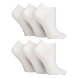6er-Pack Diabetiker-Trainingssocken f&uuml;r Frauen | Extra breite Kn&ouml;chelsocken