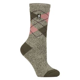 Heat Holders Damen Thermo Lite gemusterte Socken f&uuml;r den Winter