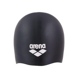 Badekappe arena "arena LONG HAIR CAP", schwarz-wei&szlig; (schwarz, wei&szlig;), Obermaterial: 100% Sisal, Badekappen, speziell f&uuml;r lange Haare, aus weichem, elastischem Silikon