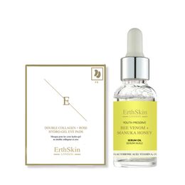 Bienengift + Manuka-Honig Serum-&Ouml;l 30ml + Doppelkollagen + Rose Hydrogel Augenpads 5 X 2