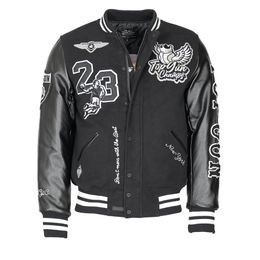 Top Gun College Jacke TG23004 im Materialmix