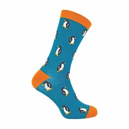 1 Pack Herrensocken mit Tiermotiv aus Bambus