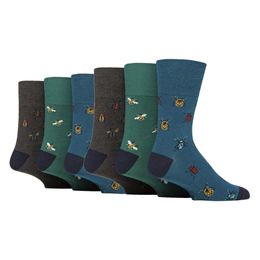 6 Paar Weiche Nicht-Elastische Diabetiker-Socken f&uuml;r Herren
