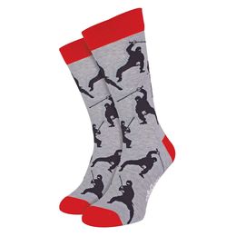 Sportlich gestaltete unisex Socken mit Motiv