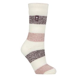Heat Holders Damen Thermosocken mit breitem Streifenmuster f&uuml;r den Winter