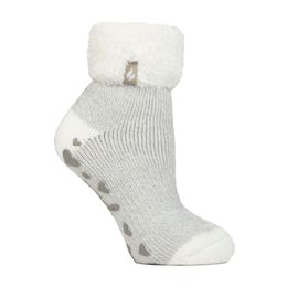Heat Holders Damen Rippstrick-B&uuml;ndchen Thermo-Bett-Socken zum Entspannen