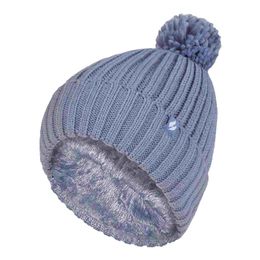 Heat Holders Damen Rippenmuster Umschlagm&uuml;tze mit thermoisolierender Winter-Pompon-Bobble