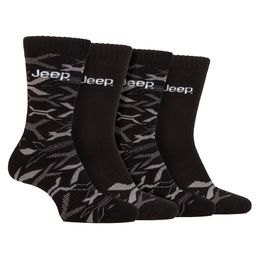 JEEP Herren Bambus Wandersocken | Dicke Robuste Socken | Socken Ideal f&uuml;r Wanderungen