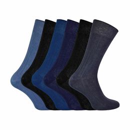 6er-Pack Herren Socken aus 100% &auml;gyptischer Baumwolle