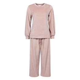 Heat Holders Damen Winter Loungewear Bequem Set | Seelenw&auml;rmendes Thermo Pink Pyjama Set