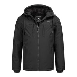 Arctic Seven Herren Winterjacke Schwarz