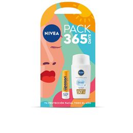 Nivea Sun Unsichtbares T&auml;gliches Fluid Spf50 + Liposan Spf50 Packung 2 Stk 2 pz