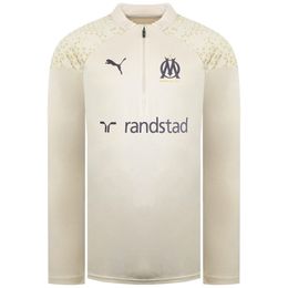 Puma Olympique Marseille Sandfarbenes Herren-Fu&szlig;balloberteil