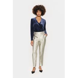 Saint Tropez Langarm-Bluse Fitted blue