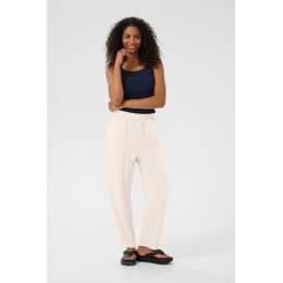 Kaffe Casual Hose Regular fit Light Sand Linen sand