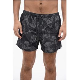 Neil Barrett BADESHORTS MIT AUFF&Auml;LLIGEN BLUMEN
