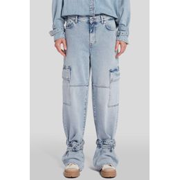 7 For All Mankind Damen Jeans The Belted Cargo Wide Leg Fit