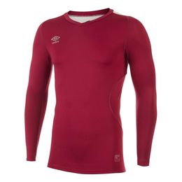 Umbro Herren Elite V-Ausschnitt Base Layer Top (Neu weinrot)