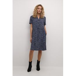 Cream Kleid Weibliche Silhouette multicolour