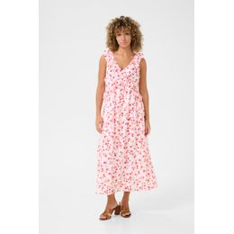 Cream Kleid Feminine pink white
