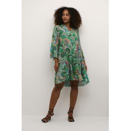 Cream Kleid A-shape multicolour
