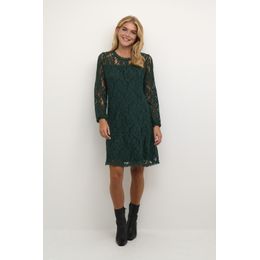Cream Kleid Feminine dark green