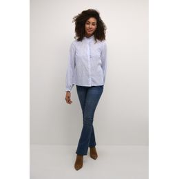 Cream Langarm - Hemd Regular fit blue white