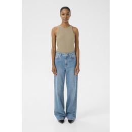 Gestuz Jerseytop Slim fit beige