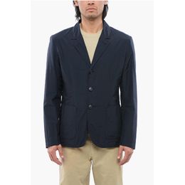 Woolrich Einreihiger Blazer mit aufgesetzten Taschen in Blau