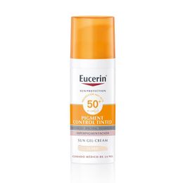 Eucerin Sonnenschutz Pigmentkontrollgel-cremefarbe Spf50+ #light 50 ml