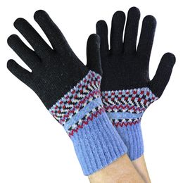 Herren Wollhandschuhe | Winterlich s&uuml;&szlig;e Fair-Isle-Handschuhe f&uuml;r kaltes Wetter