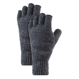 Heat Holders Herren Fingerlose Handschuhe mit thermischem Fleece-Futter