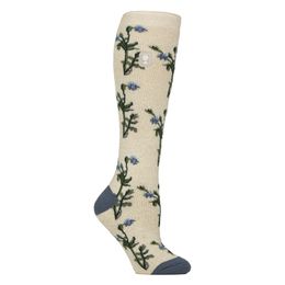 Heat Holders Lange Wellington-Stiefelsocken f&uuml;r Frauen | Blumen-Welly-Socken