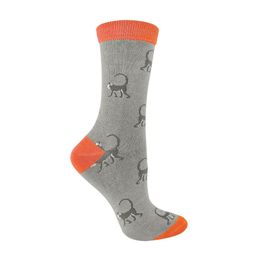 1 Pack Damen Bio-Bambus-Socken mit tierischem Motiv