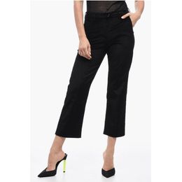 Woolrich Kurze Cordhose in Schwarz