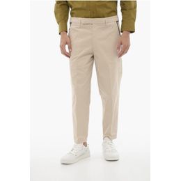 Neil Barrett Regular Fit Slim Fit Hose mit G&uuml;rtelschlaufen in Beige