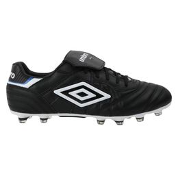 Umbro - Herren Fu&szlig;ball-Stiefel "Speciali Eternal Team HG", Leder (Schwarz/Wei&szlig;/K&ouml;nigsblau)