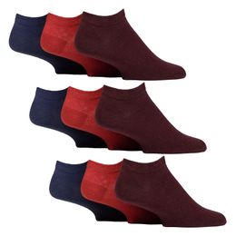 9er Pack Herren Diabetiker Trainingssocken, Weite Kn&ouml;chelsocken f&uuml;r geschwollene F&uuml;&szlig;e