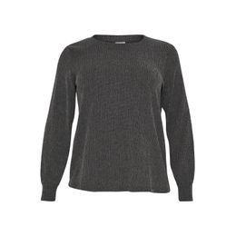 Kaffe Langarm-Bluse Regular fit dark grey