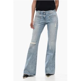 Palm Angels Leicht verwaschene Bootcut-Jeans 29 cm in Blau