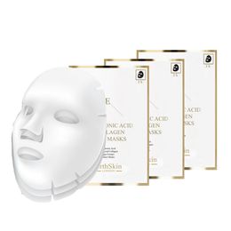 Hyalurons&auml;ure- und Kollagen-Maske - 3 Blatt x 3