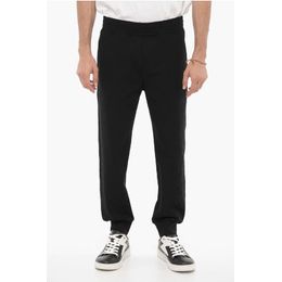 Neil Barrett Skinny Fit JUMBLED BOLTS Jogginghose mit Stickereien in Schwarz