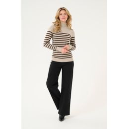 Kaffe Strickpullover Slim fit cream