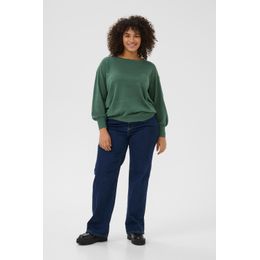 Kaffe Strickpullover Loose fit green